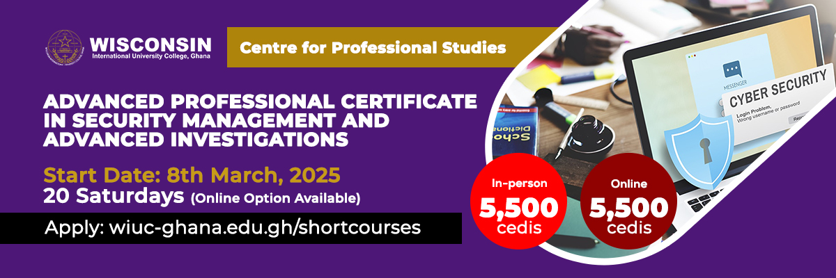 Advanced Professional Certificate in Security Management and Advanced ...